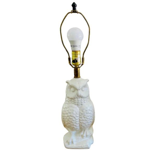 Accents | Vintage Ceramic Owl Table Lamp | Poshmark